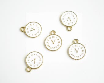 Clock charm | Etsy