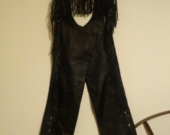 Leather chaps | Etsy