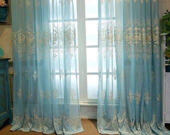 Color block curtains | Etsy