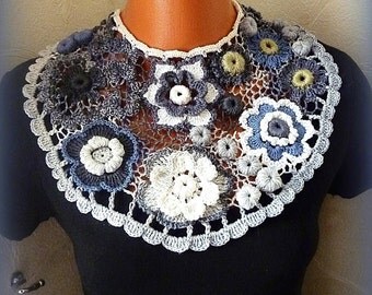 Crochet collar | Etsy