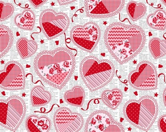 Valentines fabric | Etsy