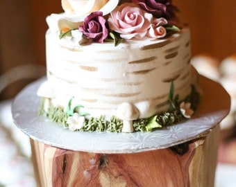Log cake stand | Etsy
