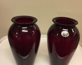 Pigeon blood glass | Etsy