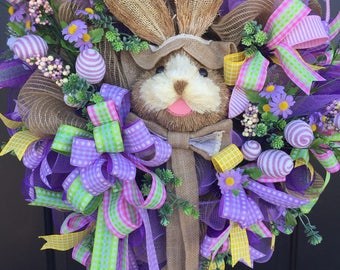 Easter door wreath | Etsy