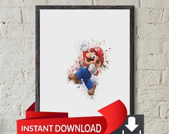 Super mario poster | Etsy