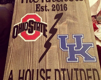 House divided sign | Etsy