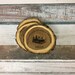 Personalized Cabin Log Coasters Cabin Decor Up North Decor