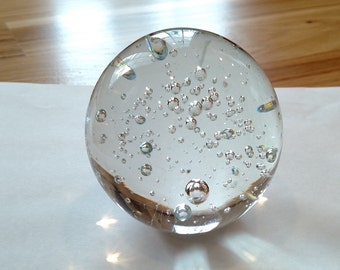 Glass paperweight | Etsy