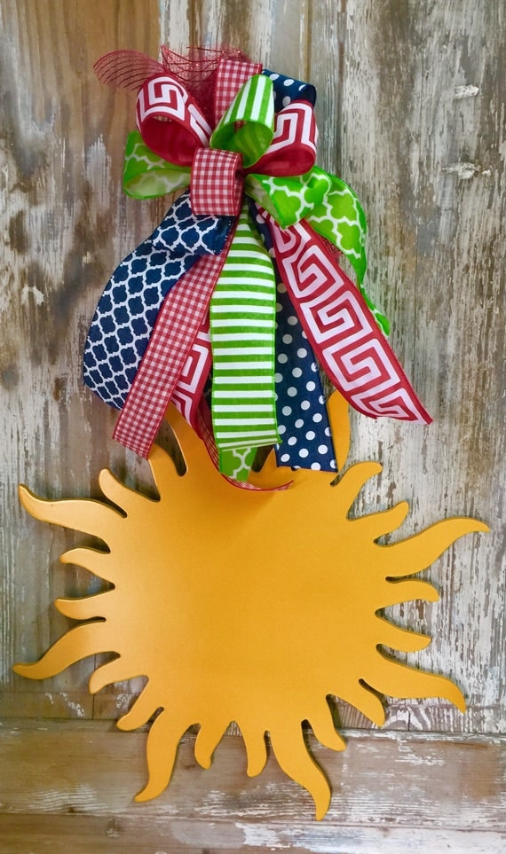Sunshine Door Hanger Front Door Wreath Summer Decor Home