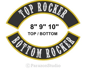 Custom rocker patch | Etsy