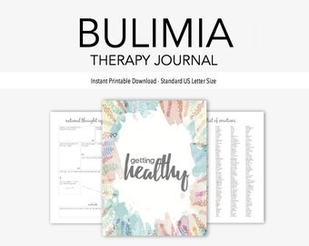 Binge Eating Disorder Therapy Journal: Mental Health Eating