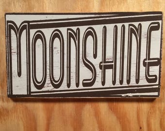 Moonshine sign | Etsy