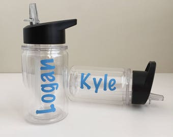 Soccer water bottle | Etsy