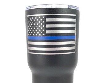 Thin blue line | Etsy