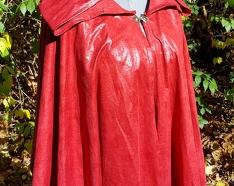 Leather cloak | Etsy