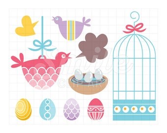 Bird cage clipart | Etsy