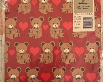 Hallmark teddy bear | Etsy