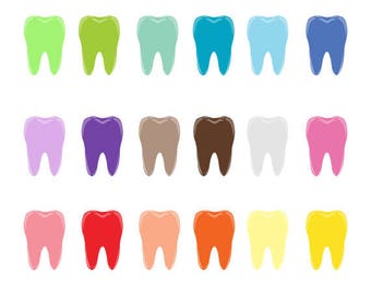 Tooth clip art | Etsy