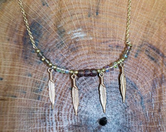 Gold dipped feathers | Etsy