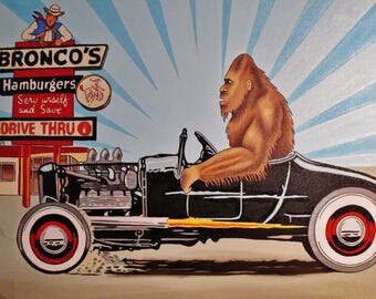 Lowbrow hot rod | Etsy