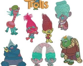Trolls movie design | Etsy