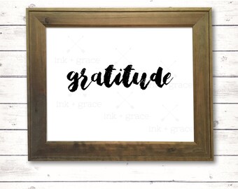 Gratitude sign | Etsy