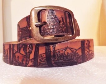 Deer belt | Etsy