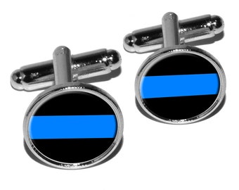Police cufflinks | Etsy
