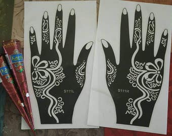 Henna stencil | Etsy