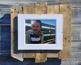 Pallet picture frame | Etsy
