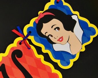 Snow white banner | Etsy