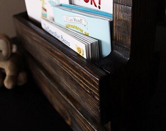 Rustic magazine rack | Etsy