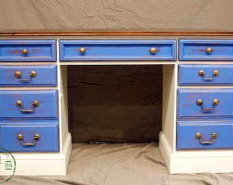 Distressed desk | Etsy