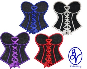 Embroidered corset | Etsy