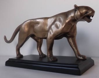 Panther figurine | Etsy