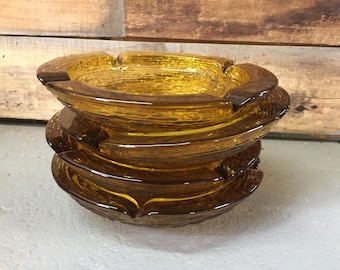 Large glass ashtray | Etsy