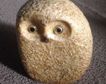 Stone owl | Etsy