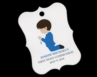 First communion tags | Etsy