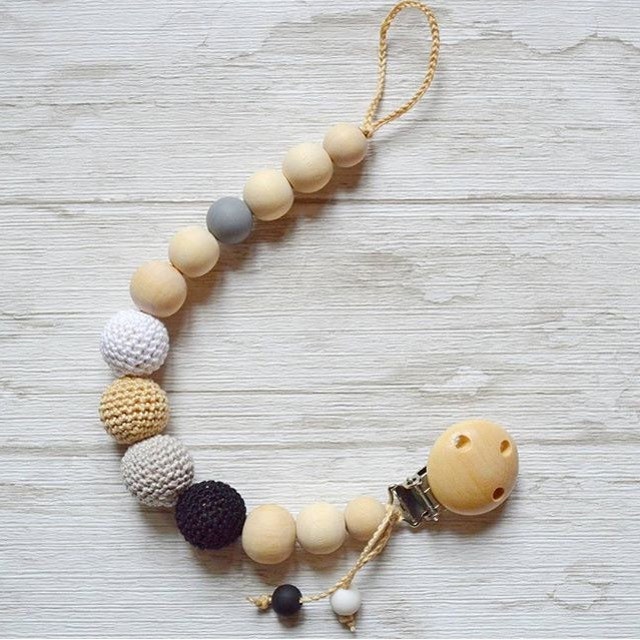 Pacifier clips and DIY supplies for babies & by Kinderklipz