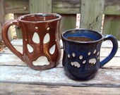 Hand-Crafted Animal Track Pottery by KirstensClay on Etsy
