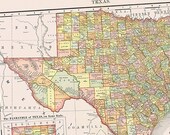 Vintage Maps Art Lithographs Prints by BlastsFromThePast on Etsy