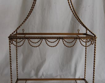 Vintage metal shelf | Etsy