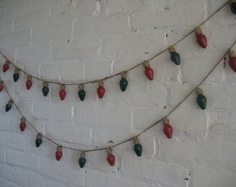 Light bulb garland | Etsy