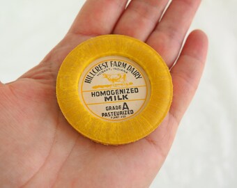 Vintage milk bottle caps | Etsy