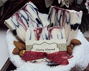 Cherry almond soap | Etsy