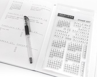 Planner Stamp Clear Stamp Set planNERD Perfect