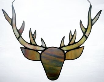 Stained glass deer | Etsy