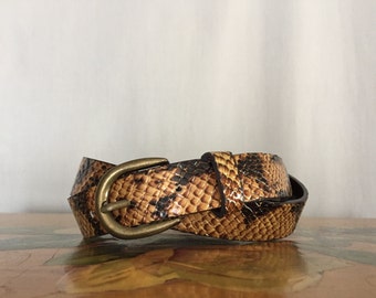 Python belt | Etsy