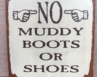 Muddy boots | Etsy
