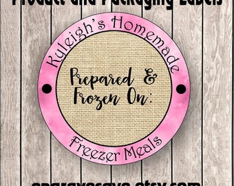Homemade food labels | Etsy